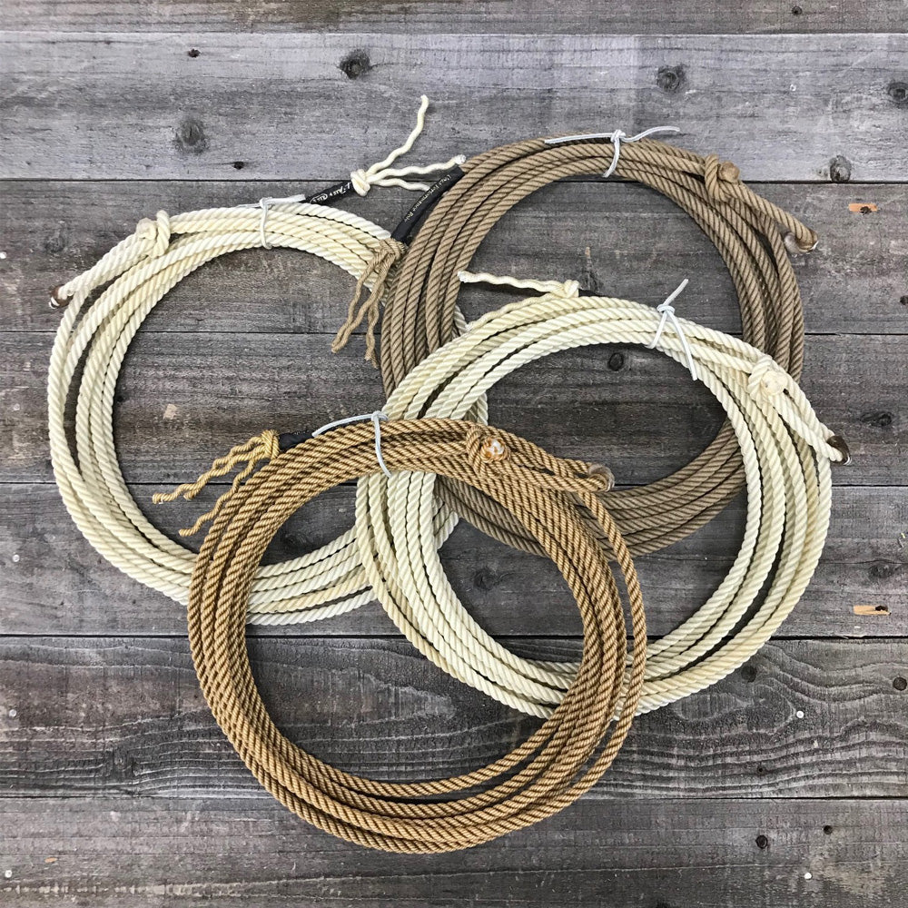 Cowboy Cordage White 3 Strand Poly Calf Rope - Teskeys