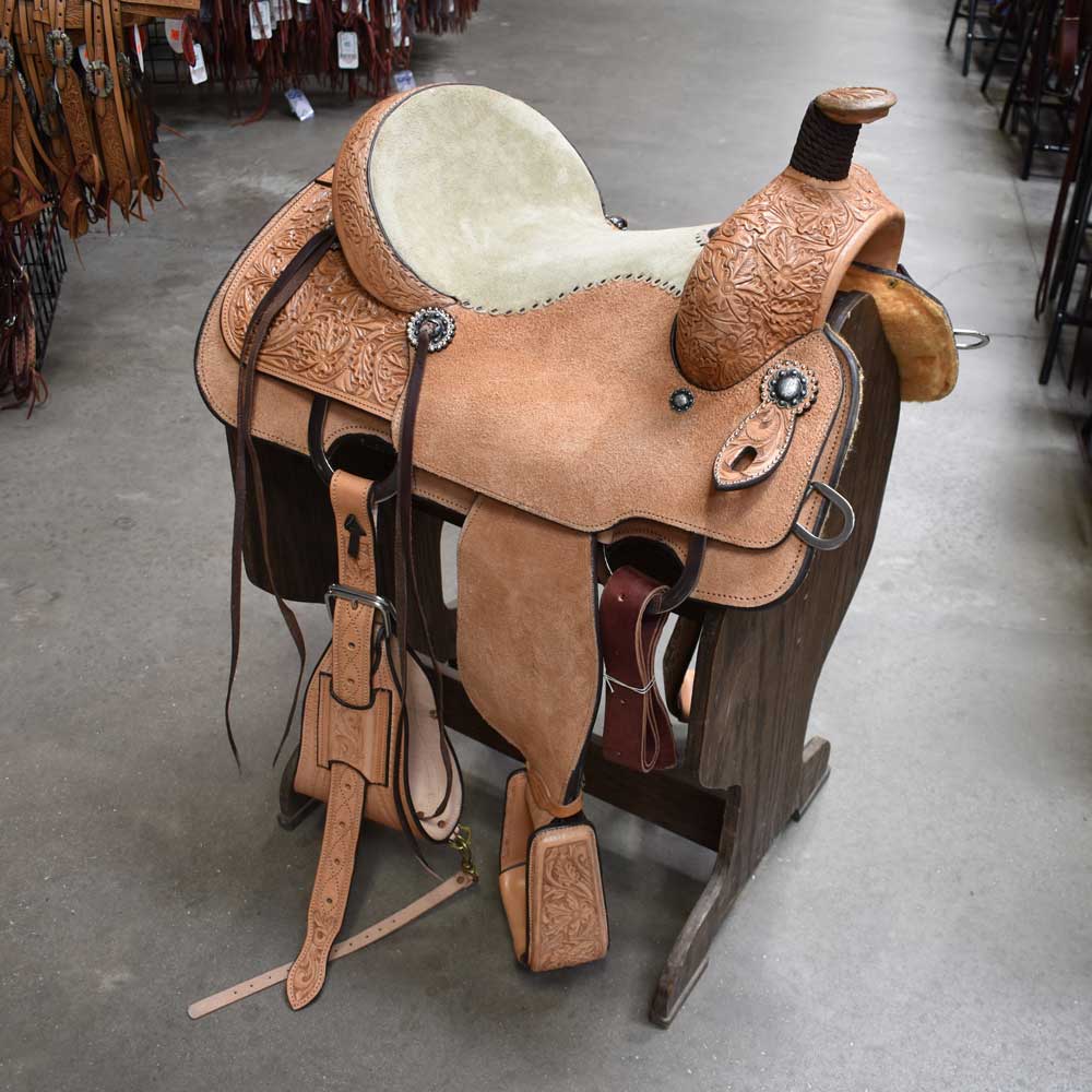 14.5" MASTER ROPING SADDLE - Teskeys