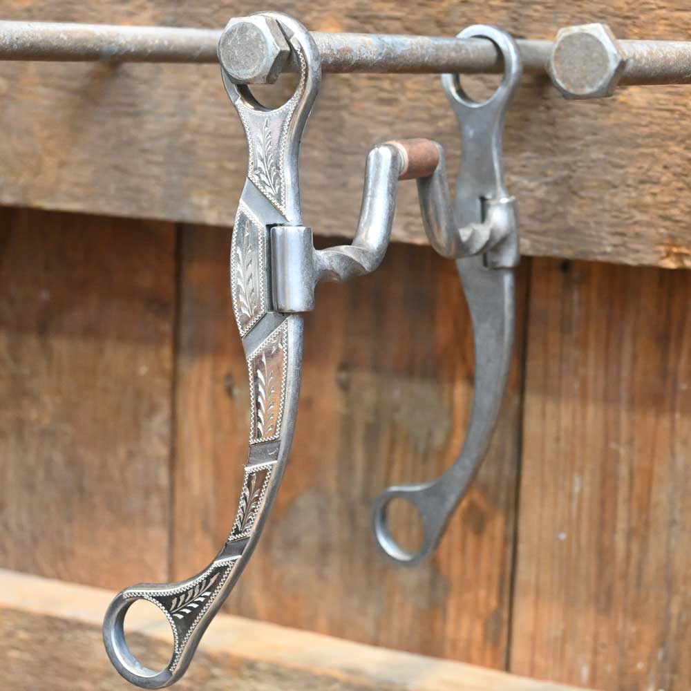 Josh Ownbey Cowboy Line Silver Mounted - Slow Twist Hinge Port Bit JO1 ...