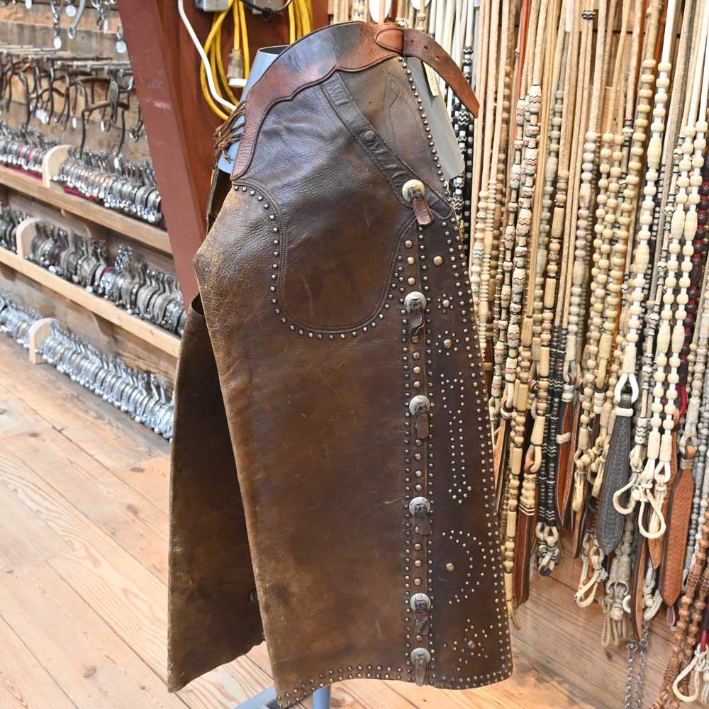 G.S. Garcia Early 1900's Vintage Cowboy Chaps - Teskeys