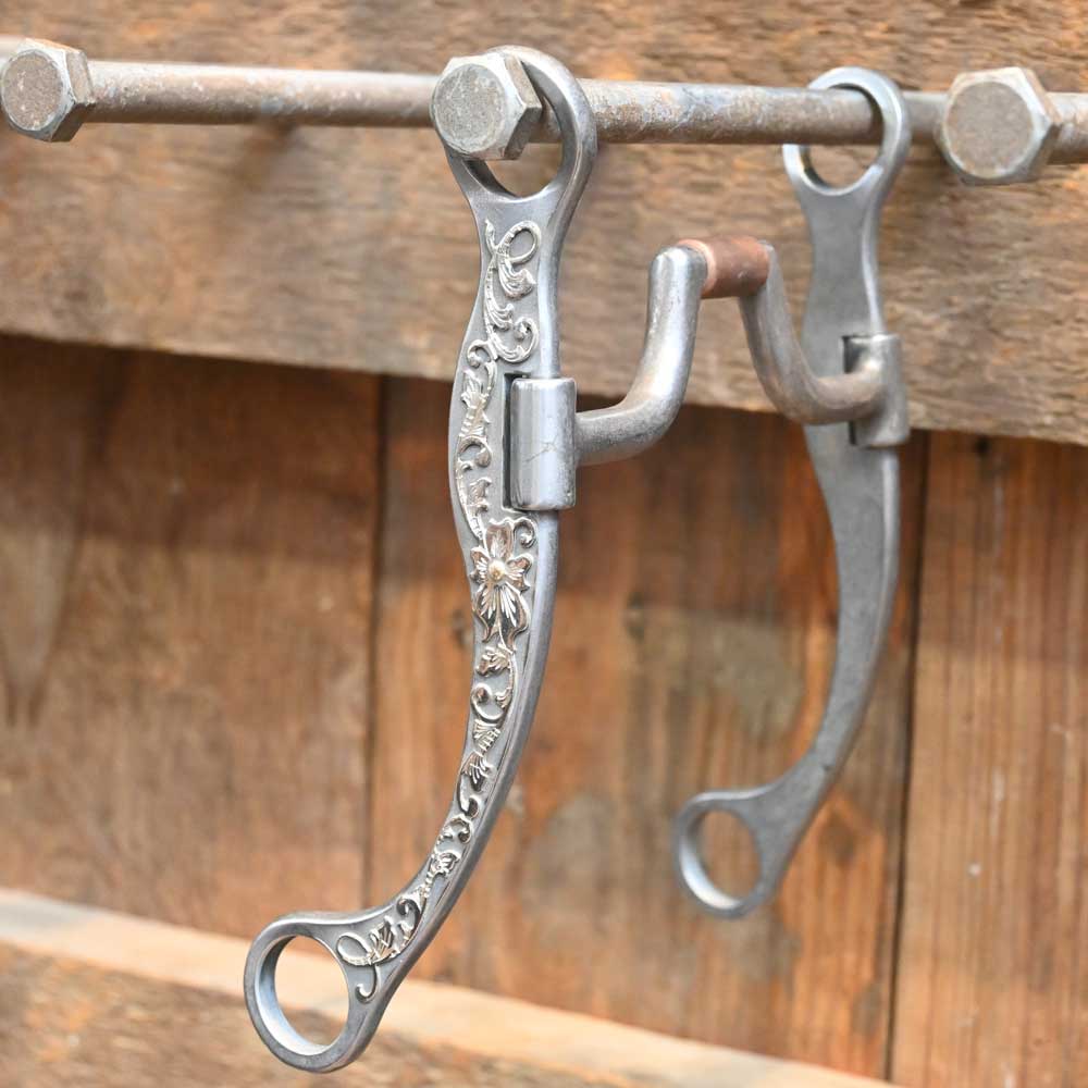 Josh Ownbey Cowboy Line Silver Mounted - Hinge Port Bit JO141 - Teskeys