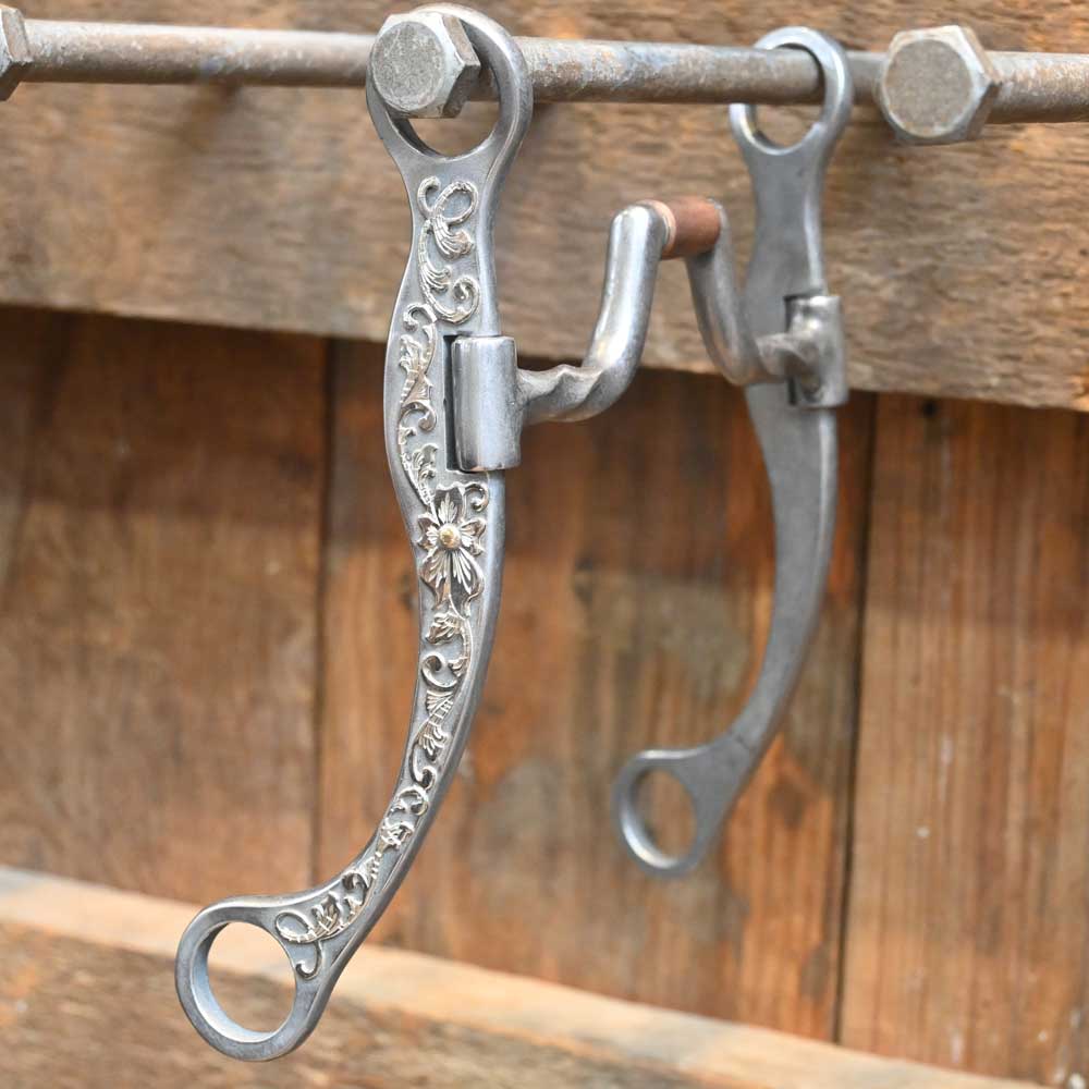 Josh Ownbey Cowboy Line - Silver Mounted - Hinge Port Bit JO142 - Teskeys