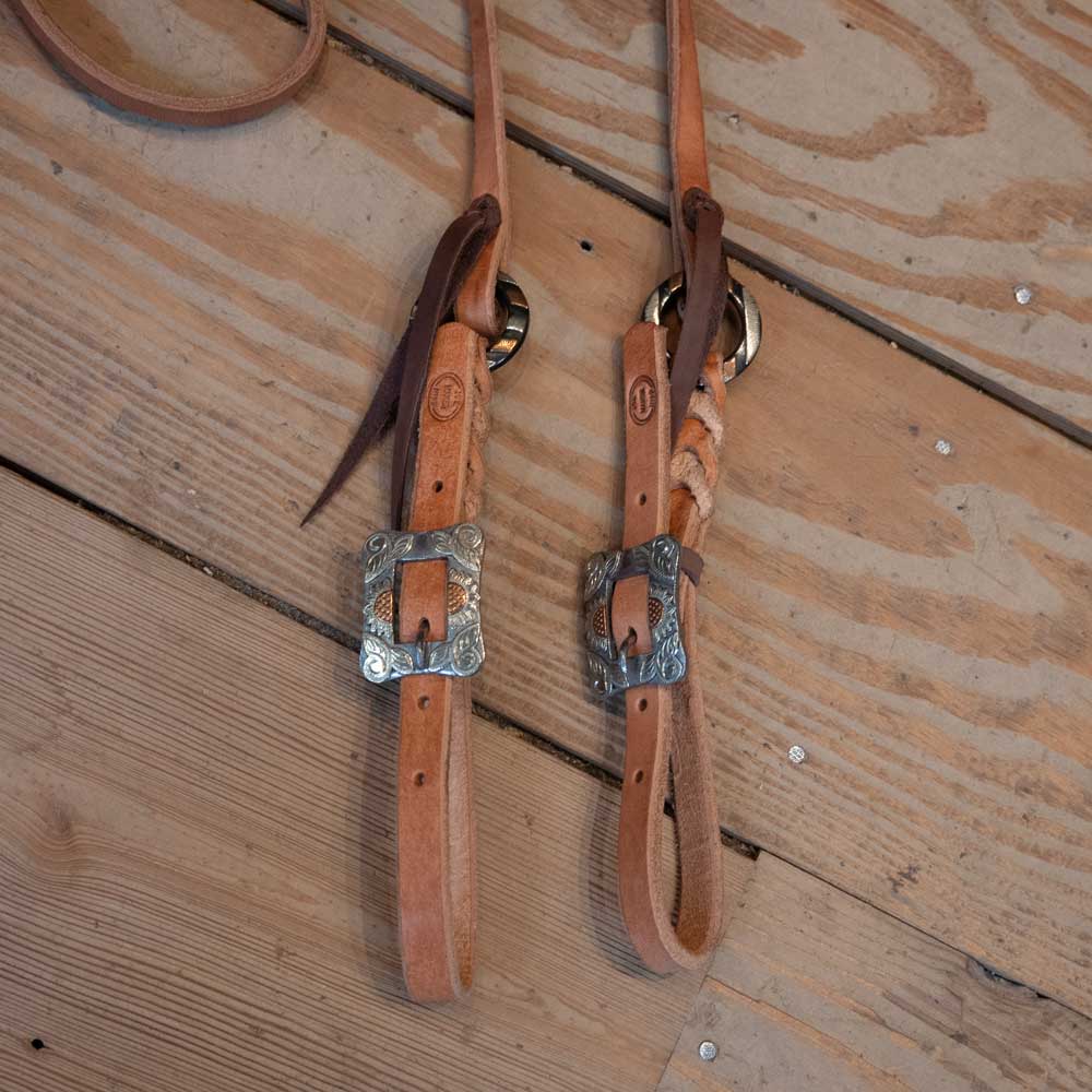 Joe Hipp 8' Roping Reins w/Teskey's Hardware — Teskeys