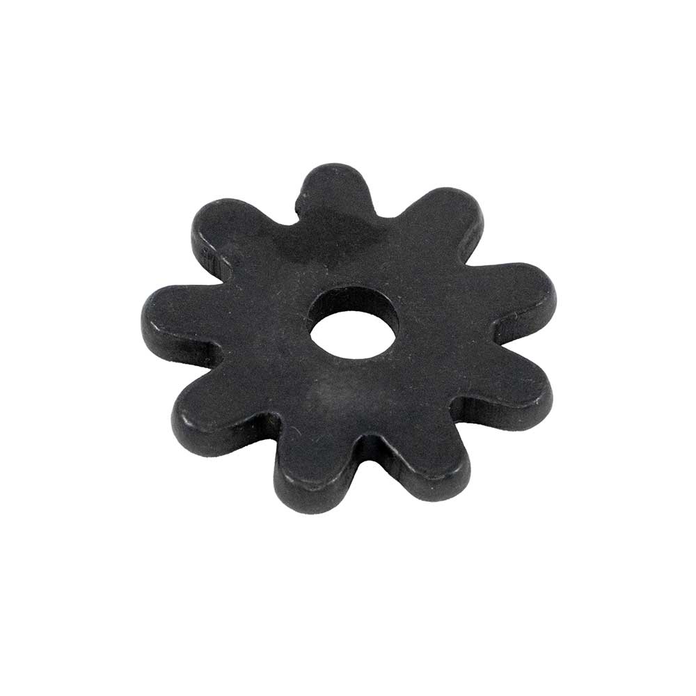Black Satin 9 Point Rowel - Teskeys