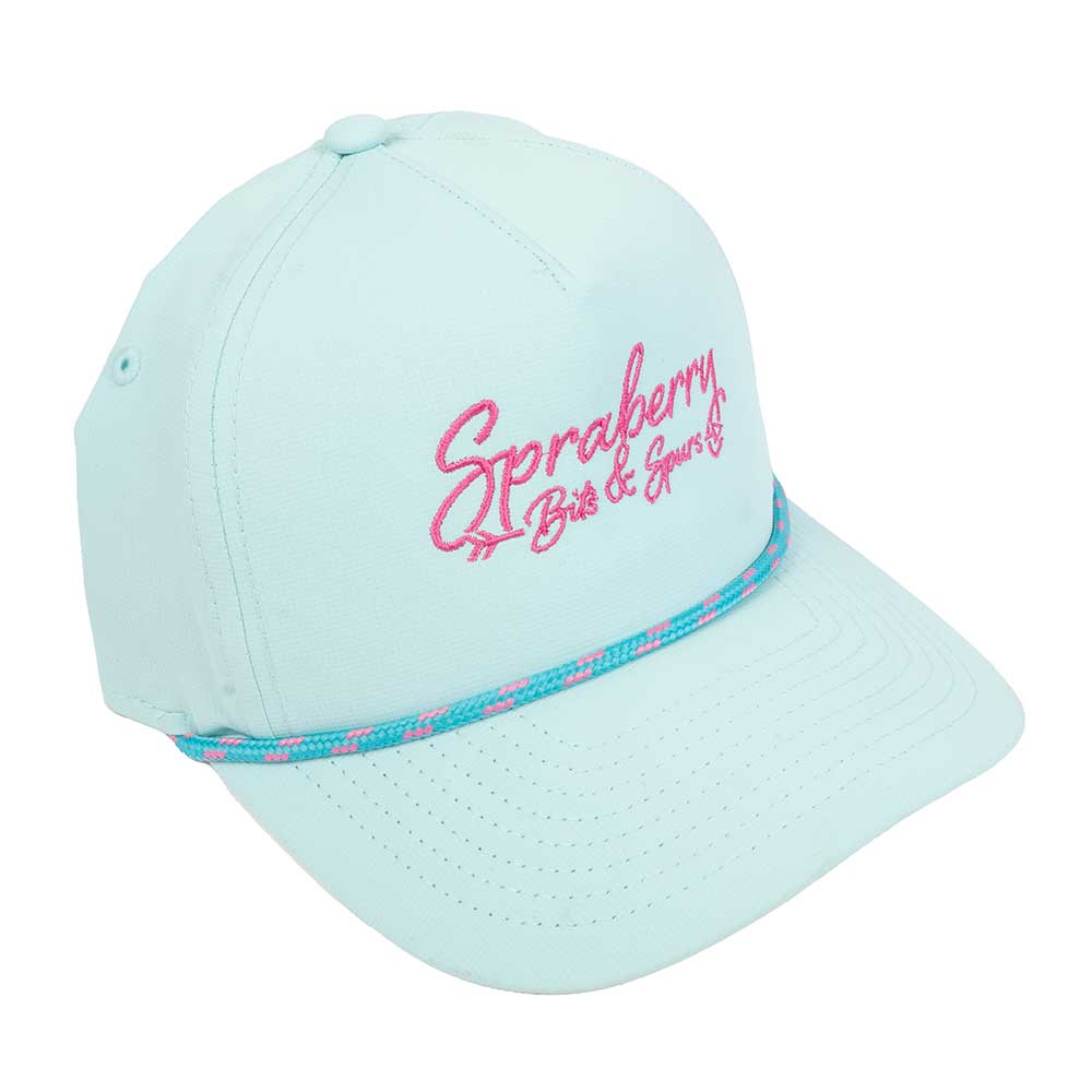 Spraberry Bits & Spurs Mint/Pink Ball Cap - Teskeys