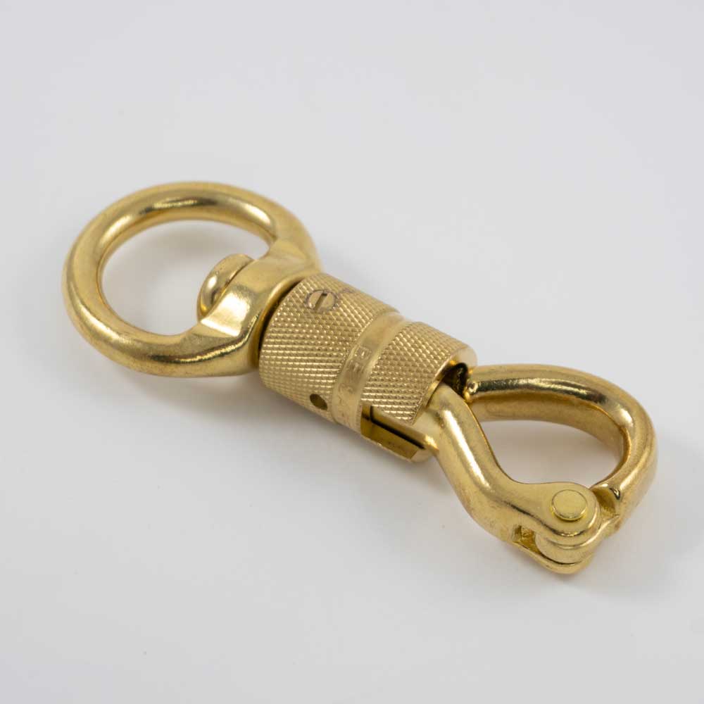 Solid Brass Panic Snap — Teskeys