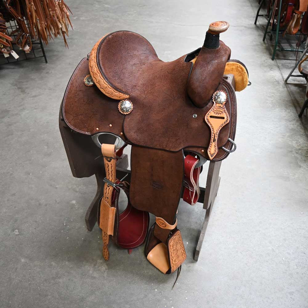13" TESKEY'S LIGHTWEIGHT TEAM ROPING SADDLE - Teskeys
