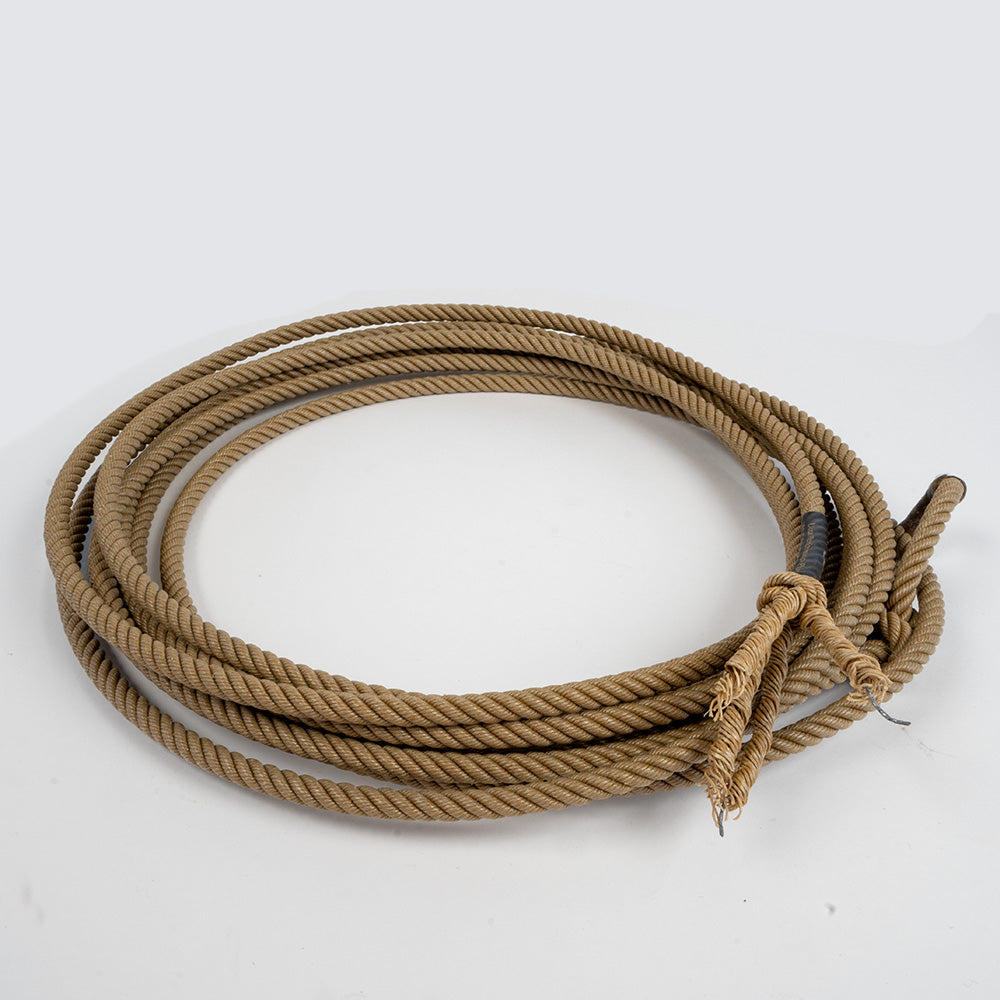 Cowboy Cordage Tan 4 Strand Poly Calf Rope - Teskeys