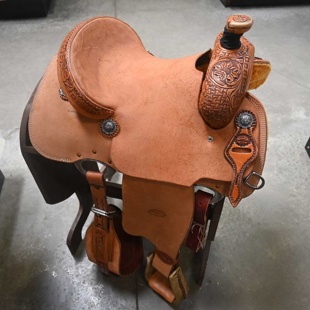 13.5" TESKEY'S CALF ROPING SADDLE — Teskeys