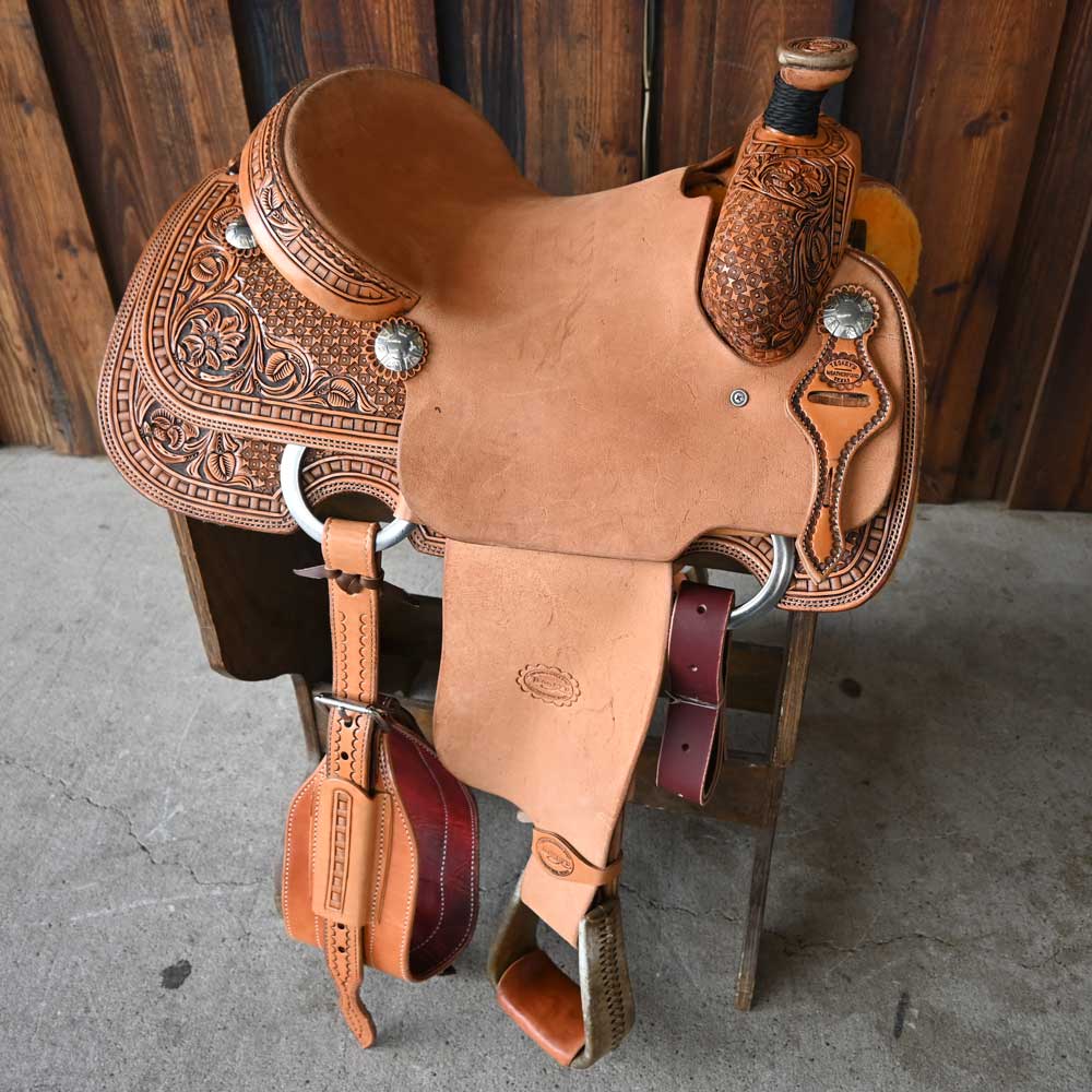 14.5" TESKEY'S CALF ROPING SADDLE - Teskeys