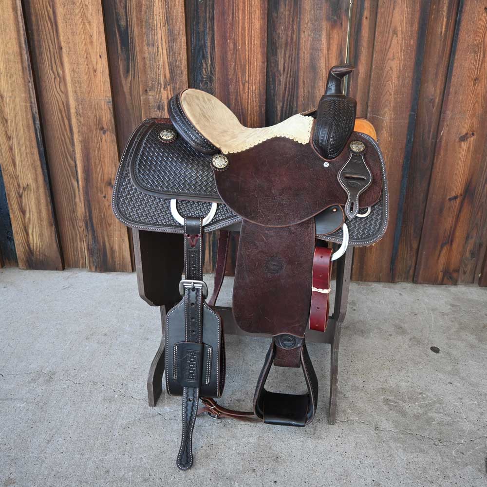 14" JEFF SMITH ROPING SADDLE — Teskeys