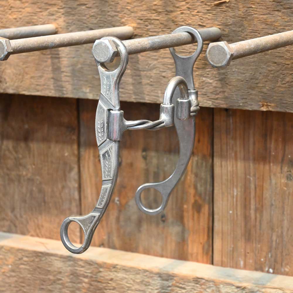 Josh Ownbey Cowboy Line Silver Mounted Correction Bit JO118 - Teskeys