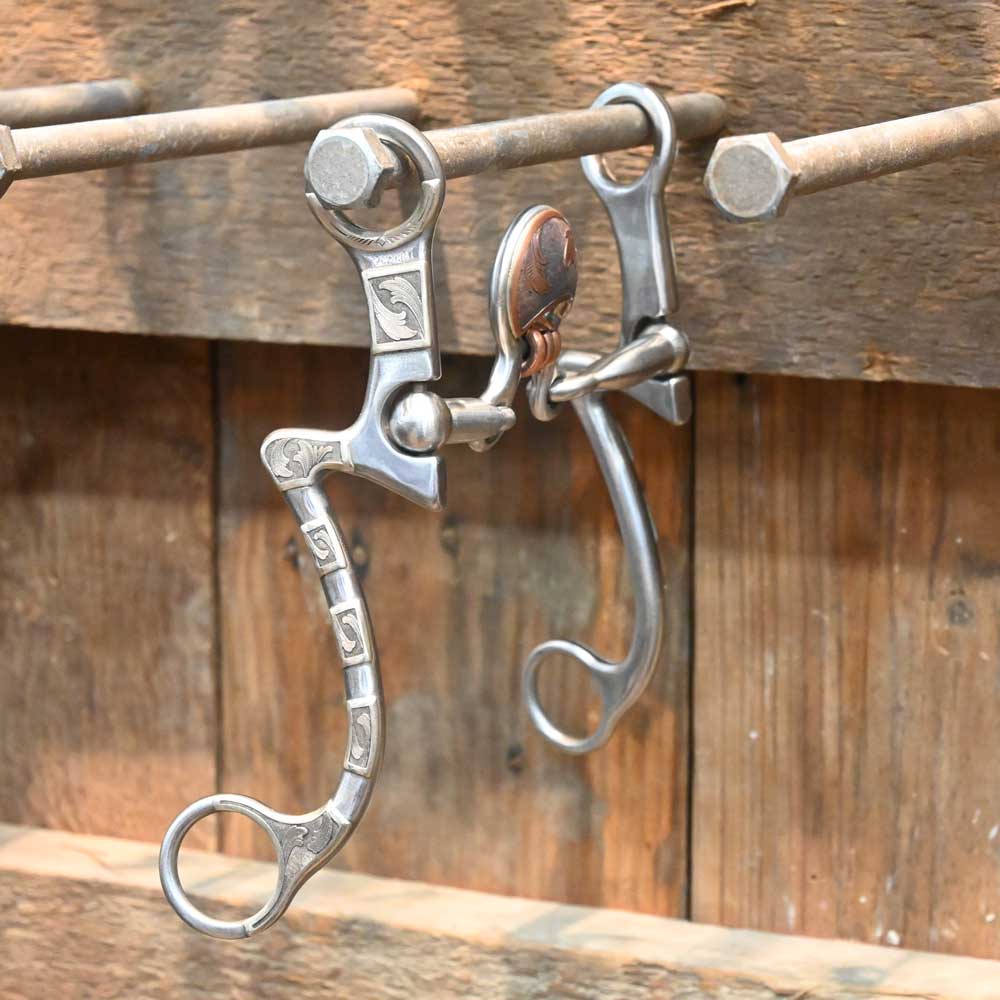 Kerry Kelley's "Fancy" Line - Silver Mounted Bit KK1013 - Teskeys