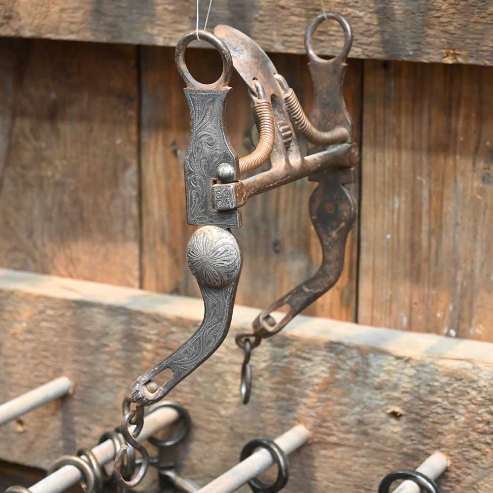 Vintage Antique Silver Mounted Spade Horse Bit TI0115 — Teskeys