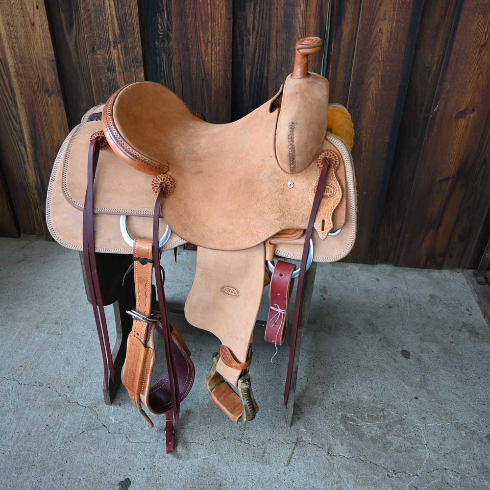 15" TESKEY'S PRO CUTTER RANCH CUTTER SADDLE - Teskeys