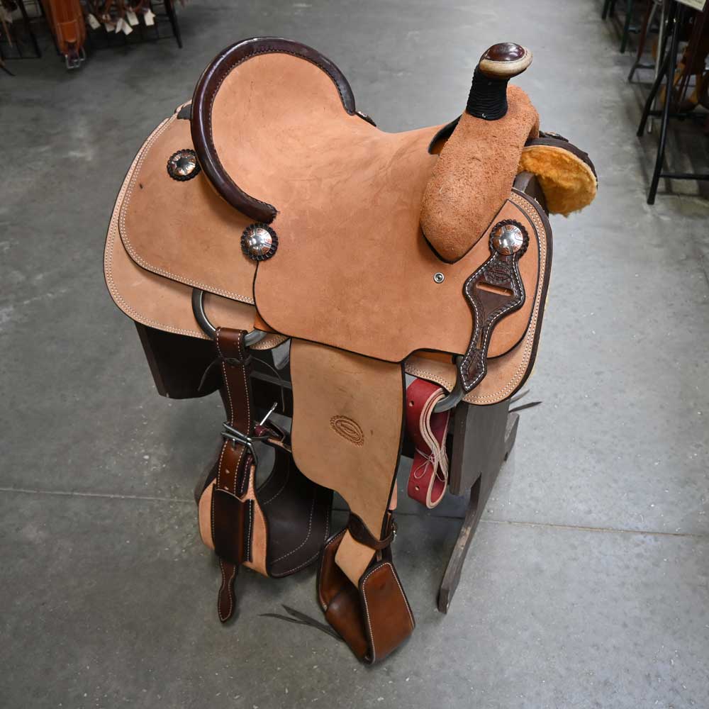 13.5" TESKEY'S PRO TEAM ROPING SADDLE - Teskeys