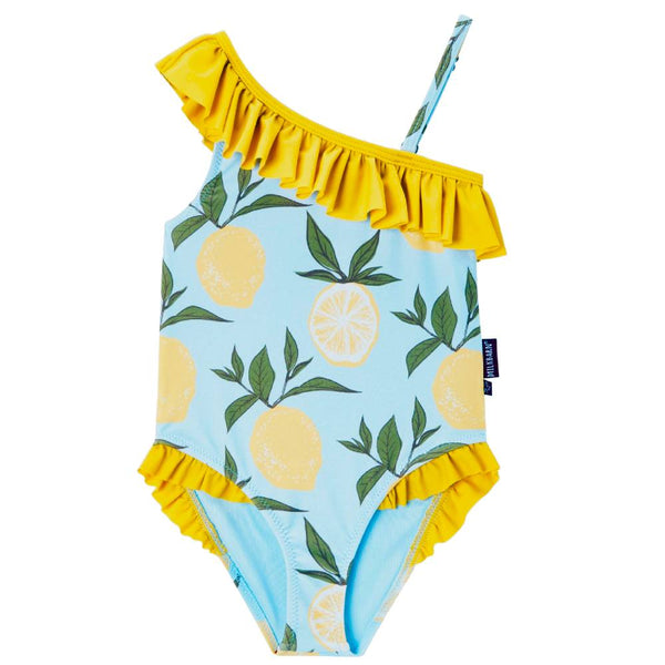 Milkbarn Kid's Lemon One Piece Swimsuit - Teskeys