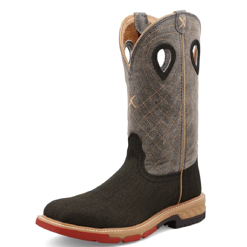 Twisted X Men's 12" Alloy Toe Western Work Boot - Teskeys