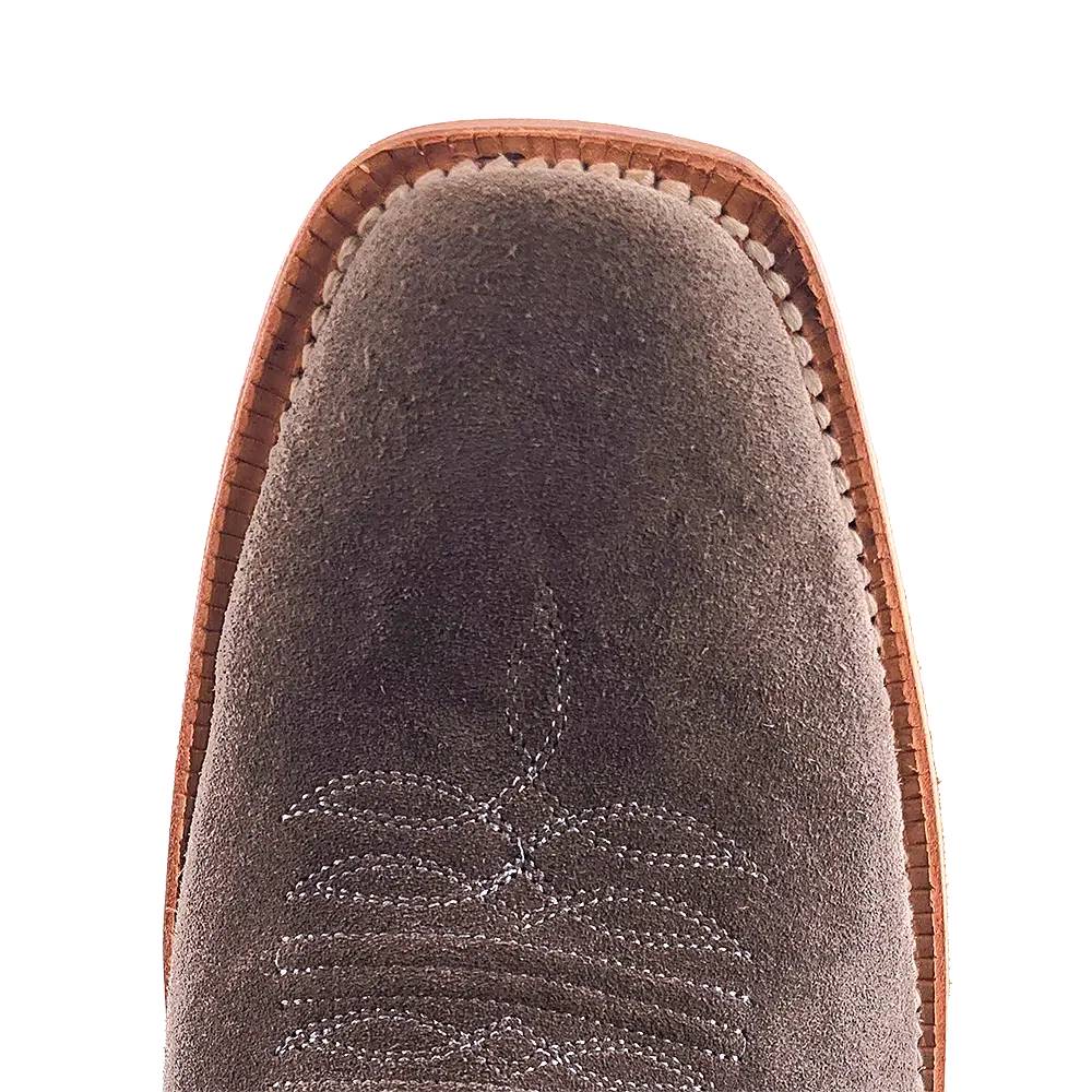 R. Watson Men's Charcoal Roughout Cutter Toe Boot - Teskeys