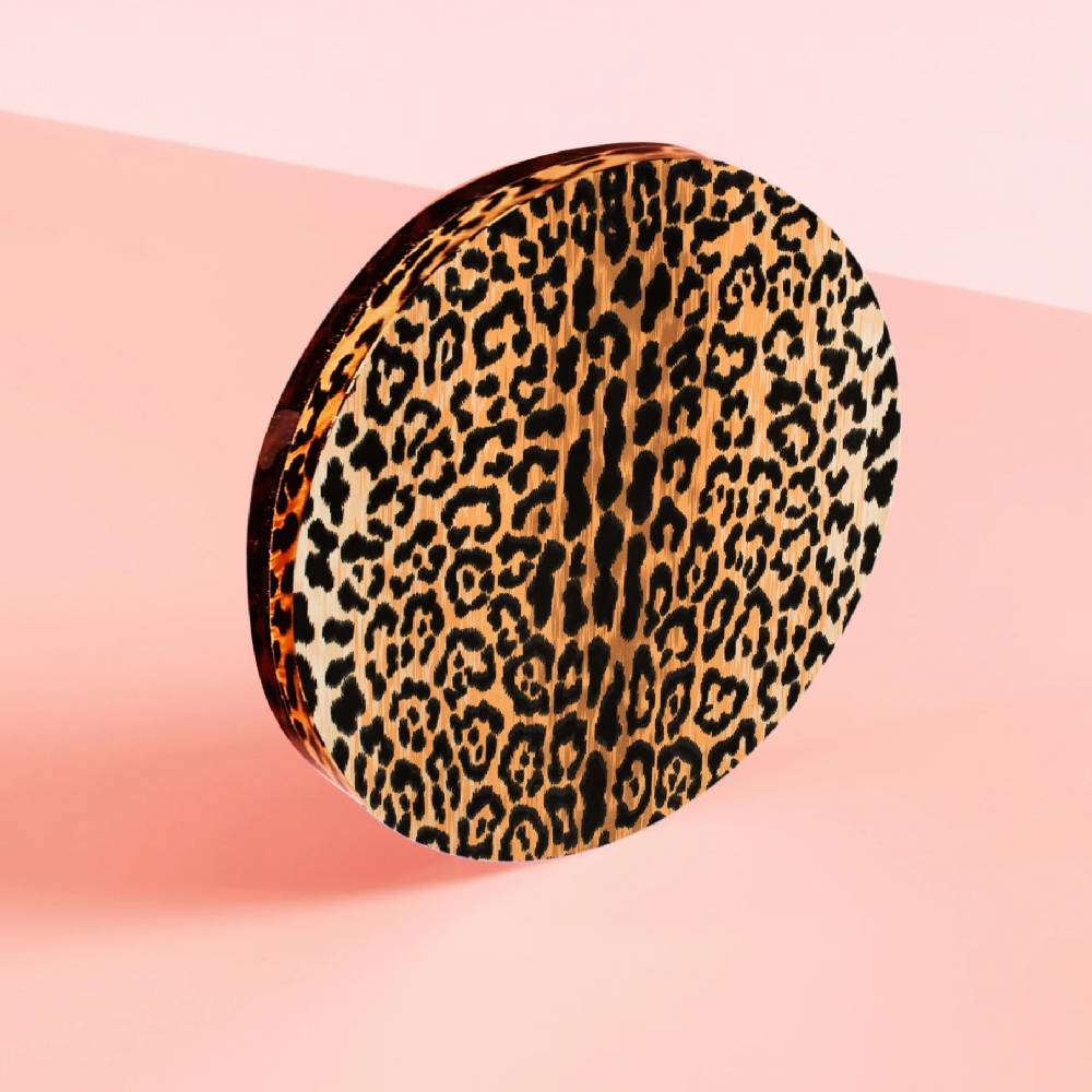 Leopard Print Coaster - FINAL SALE - Teskeys