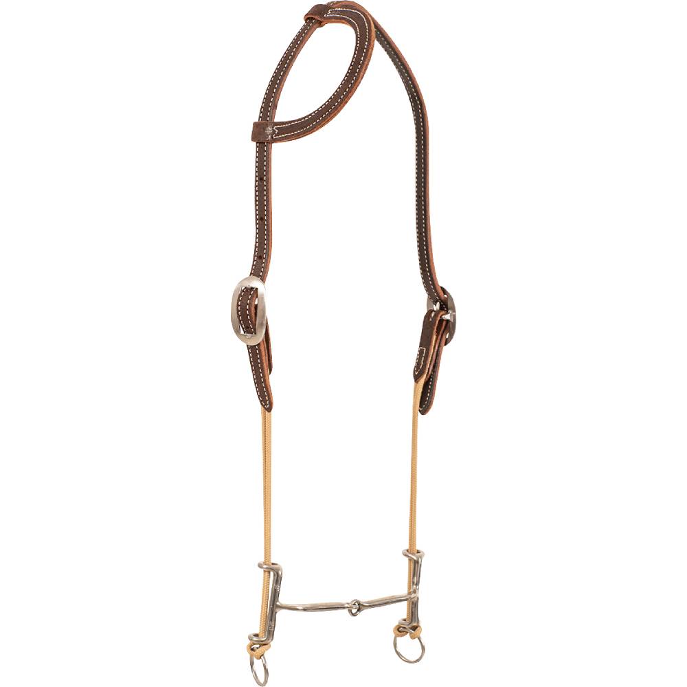 Classic Equine One Ear Loomis Smooth Snaffle Gag Bit - Teskeys