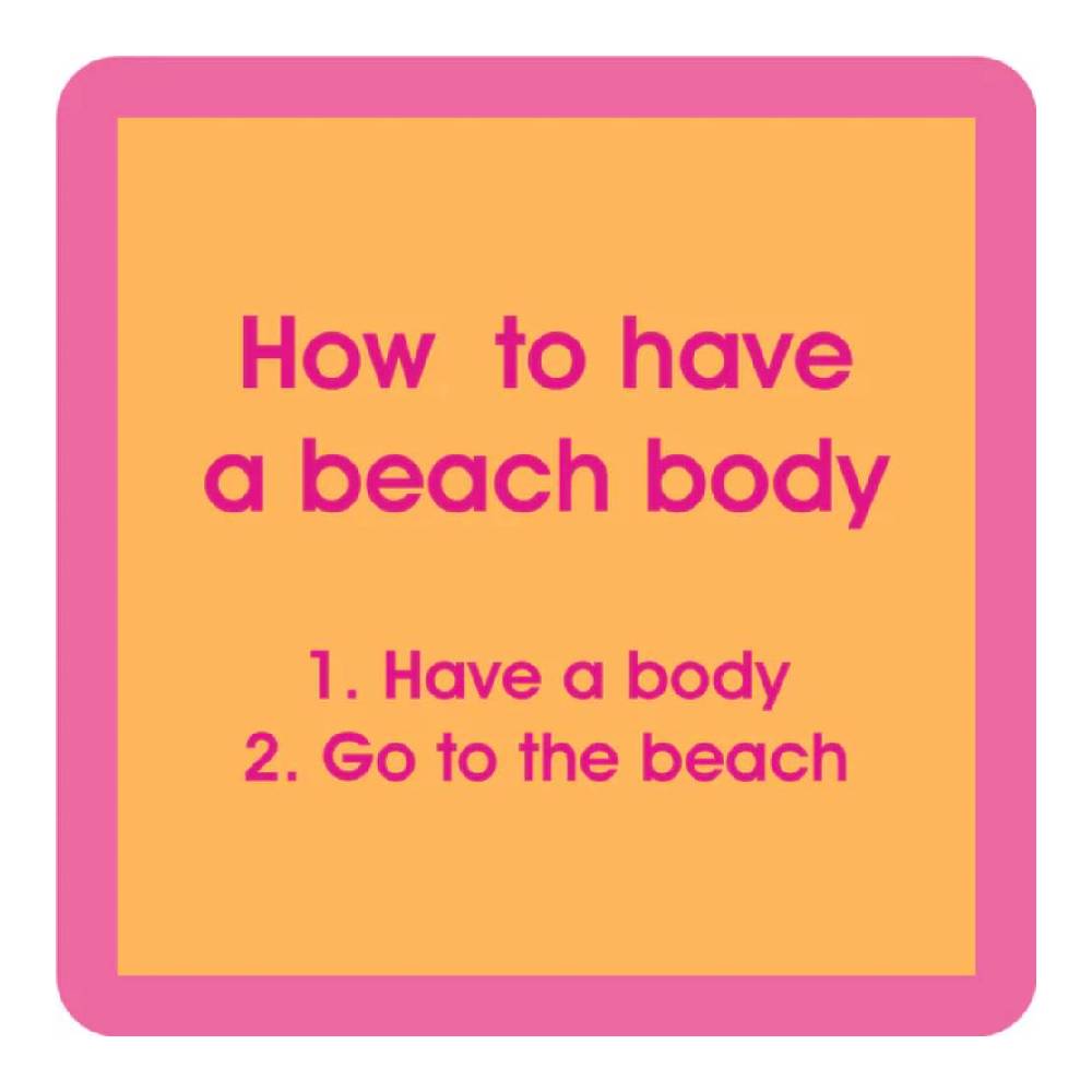 "Beach Body" Coaster - Teskeys
