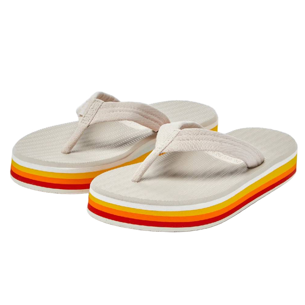 Hari Mari Women's Dunes Sunset Flip Flop - Cloud — Teskeys