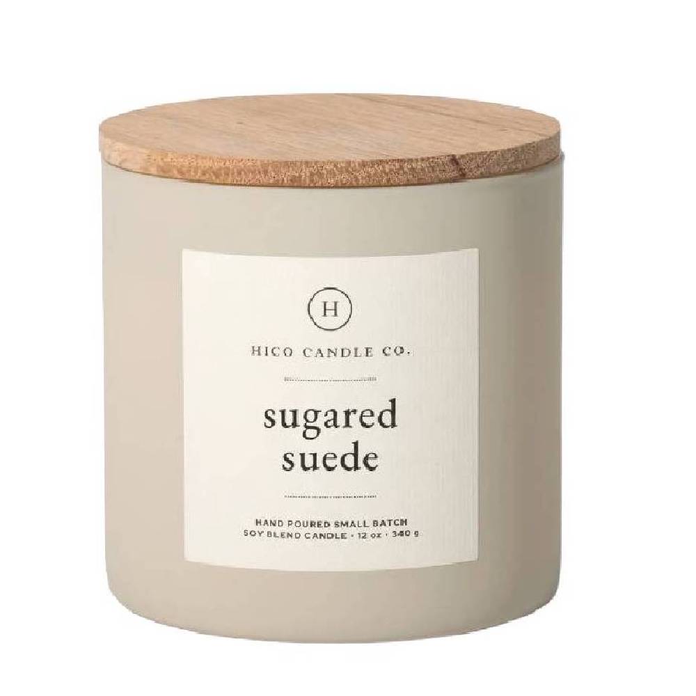 Hico Candle Co Sugared Suede Candle - Teskeys