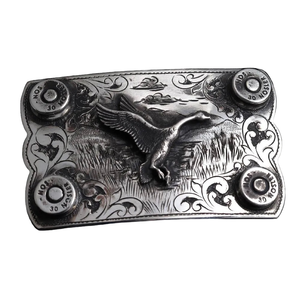 Comstock Heritage Shotgun Shell and Duck Buckle - Teskeys