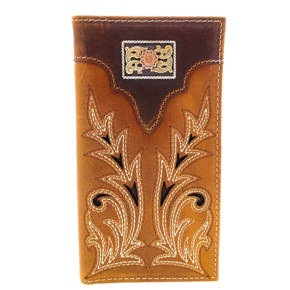 Nocona Boot Stitch Overlay Rodeo Wallet - Teskeys