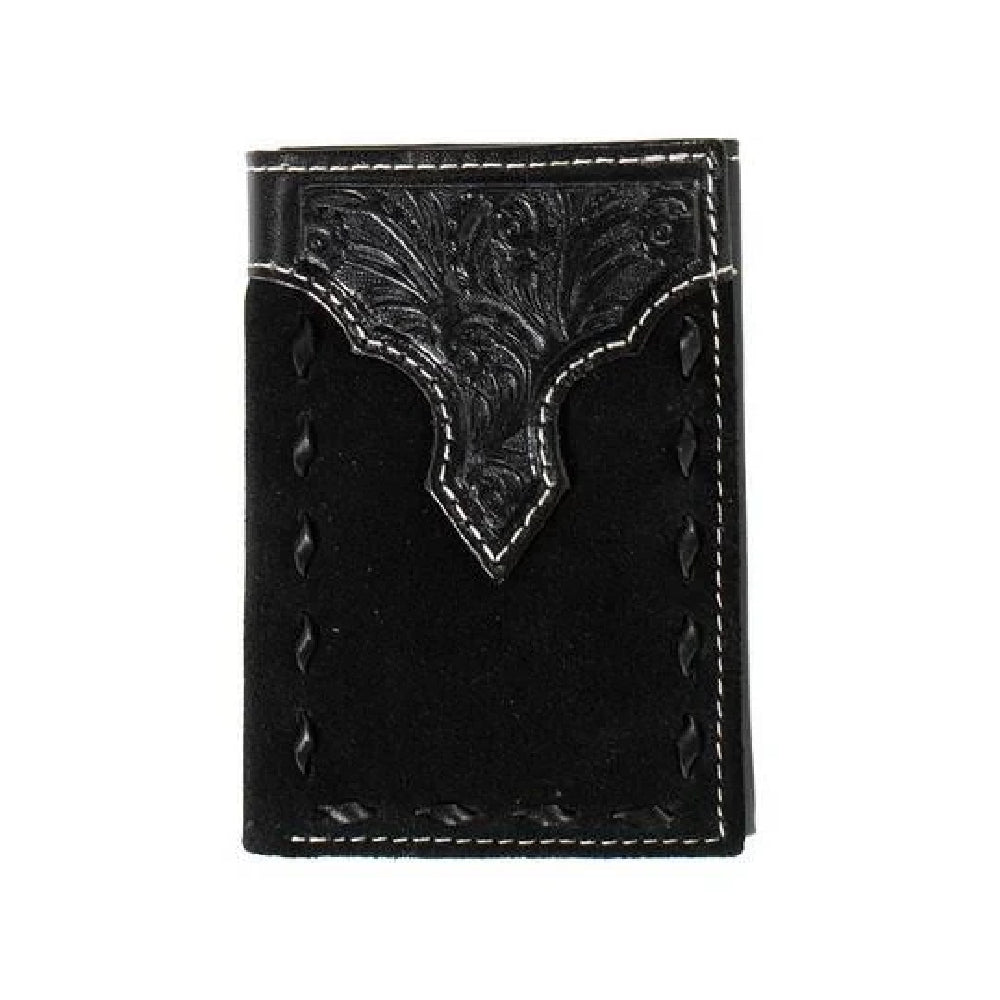 Nocona Rodeo Roughout Tri-Fold Wallet - Teskeys