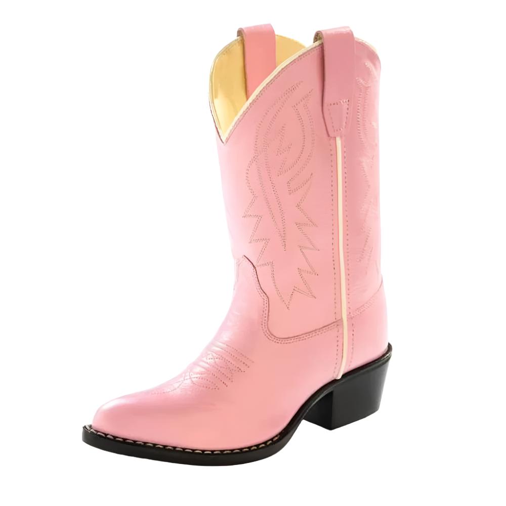 Old West Girl's Pink Boot - Teskeys