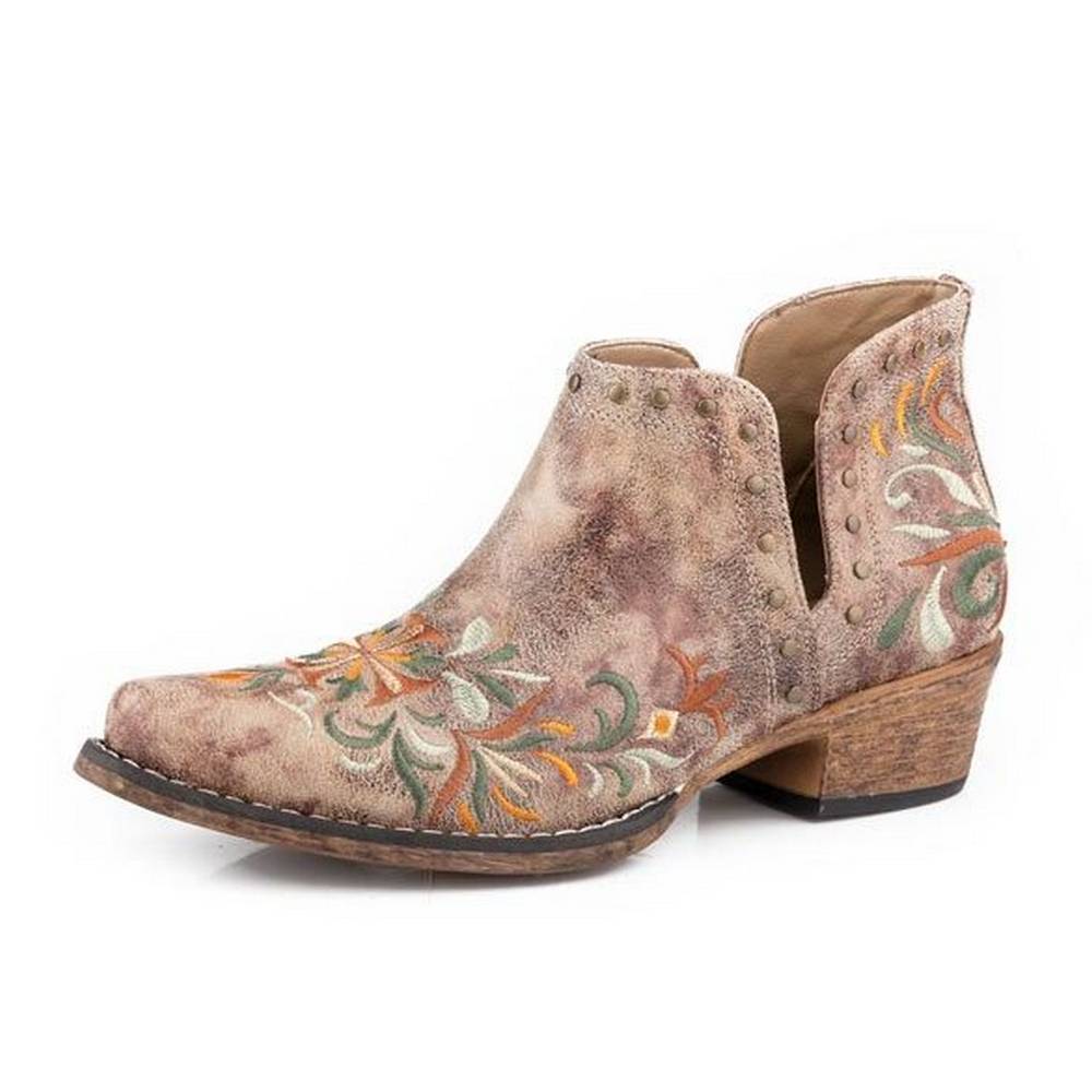 Roper Ava Floral Bootie Teskeys