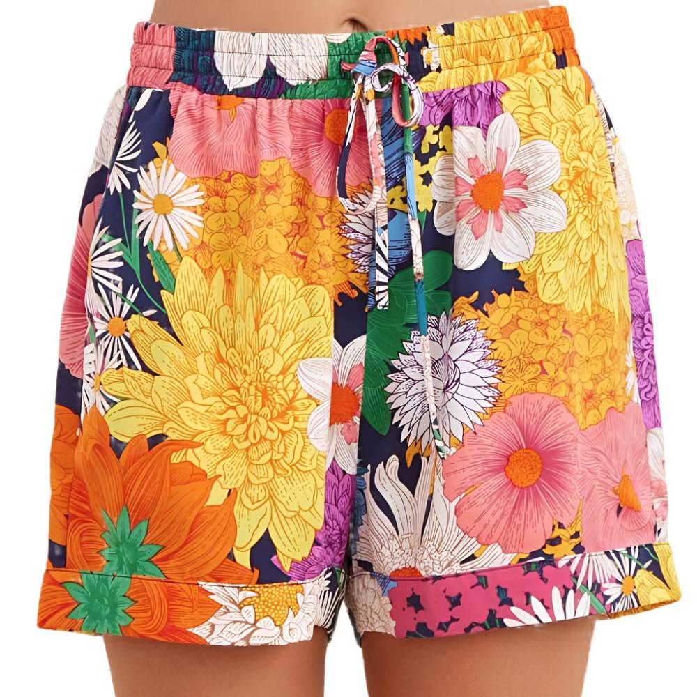 Tropical Floral Shorts - FINAL SALE - Teskeys