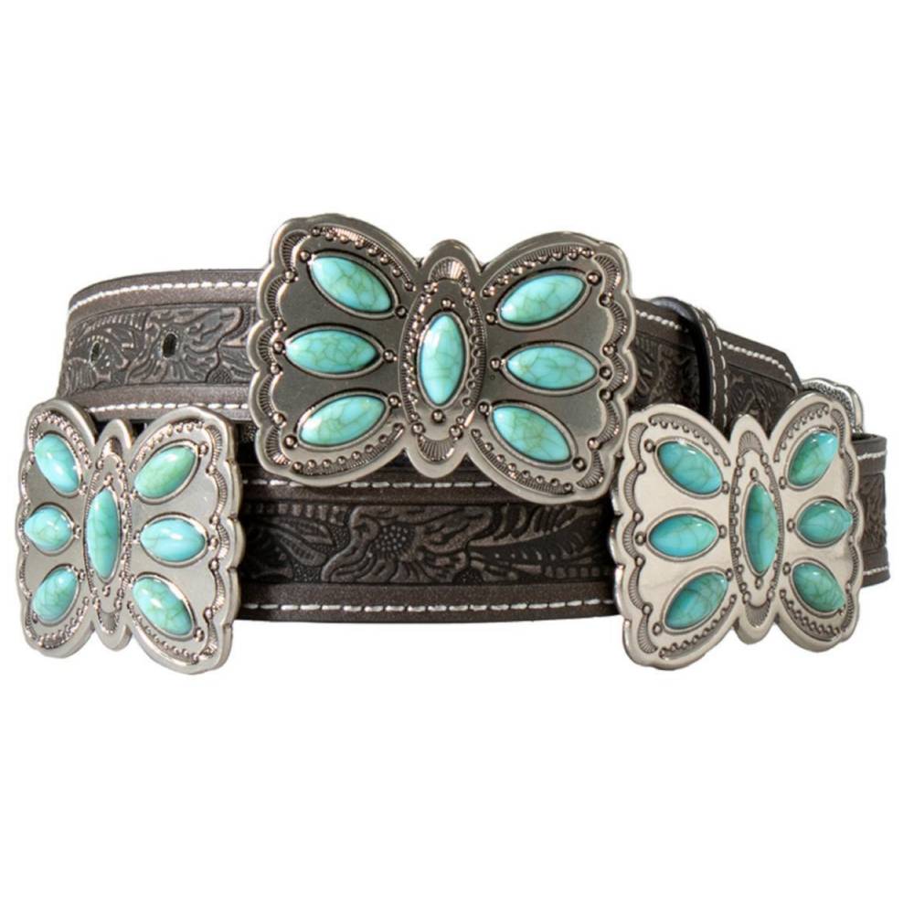 Women's Butterfly Concho Belt - Teskeys