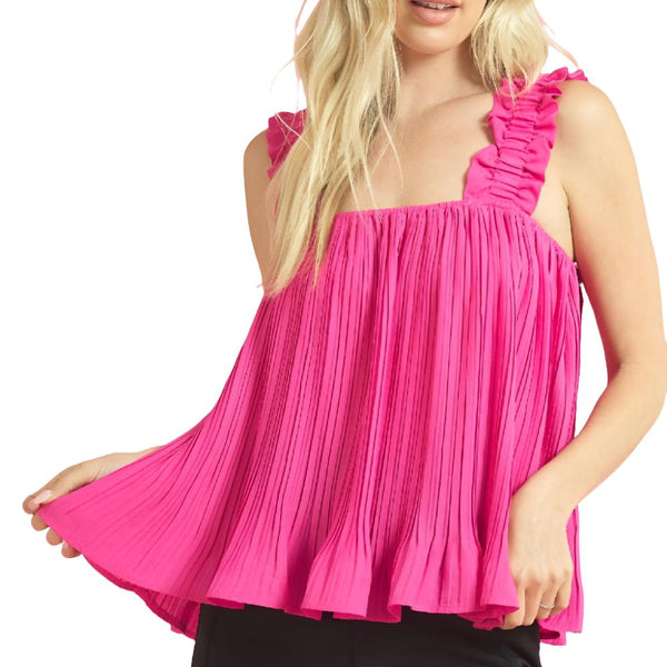 Pleated Tank Top - Teskeys
