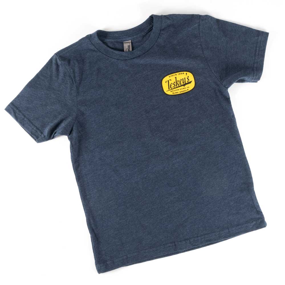 Teskey's Youth Brazos River Tee - Midnight Navy - Teskeys
