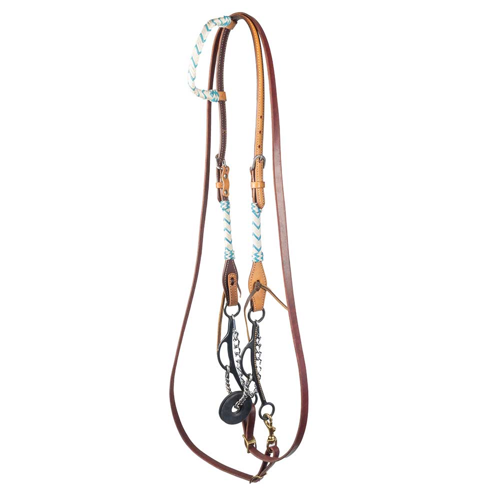 Teskey's Twisted Wire Sliding Gag Bridle Rig - Teskeys