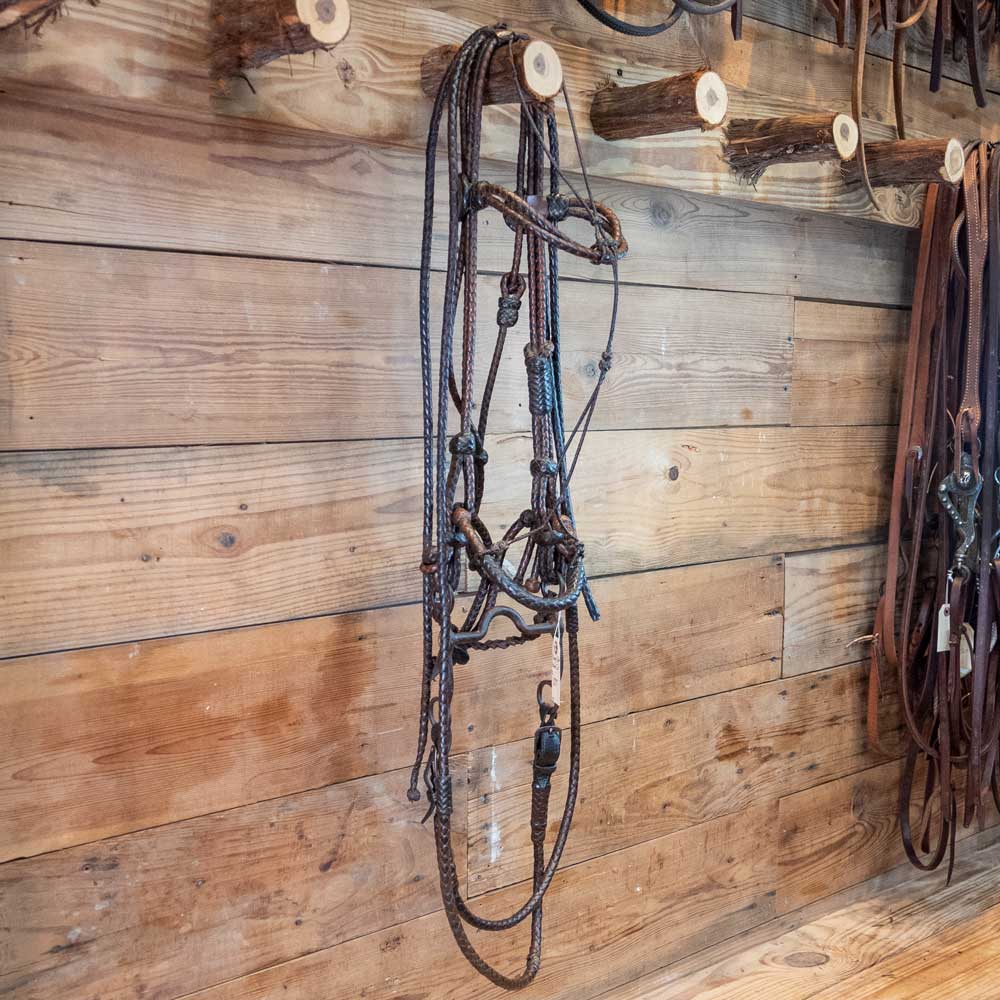 Vintage Braided Full Bridle Rig - Decor Only _C272 - Teskeys