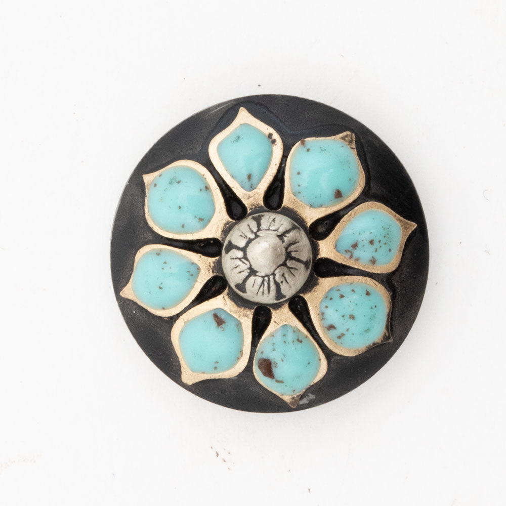 Turquoise Flower Concho - Teskeys