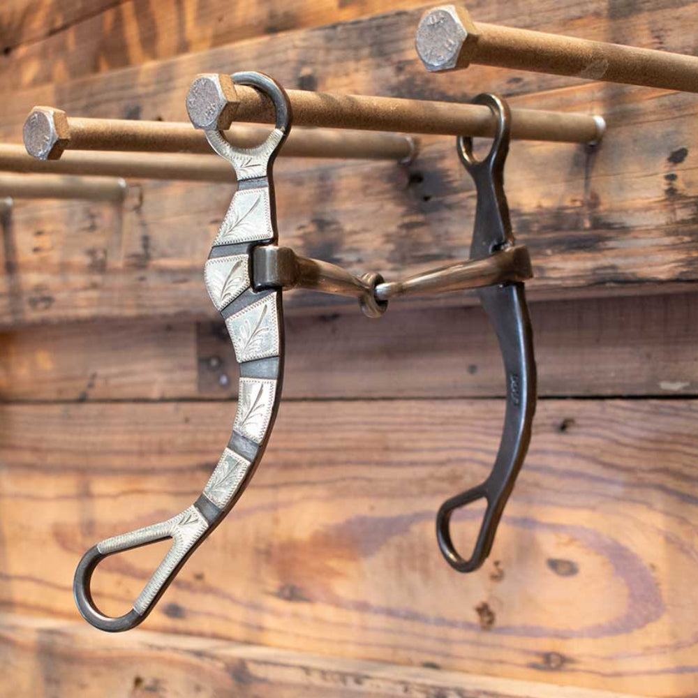 Teskey's Long Shank Smooth Snaffle Bit - Teskeys