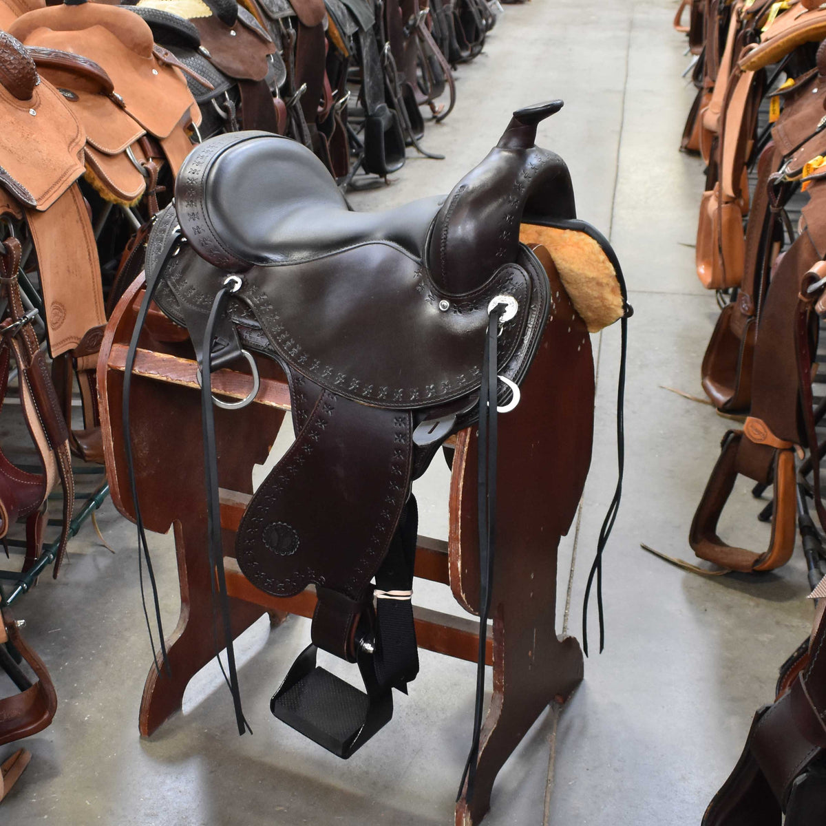 15" CIRCLE Y ALABAMA TRAIL GAITER SADDLE - Teskeys