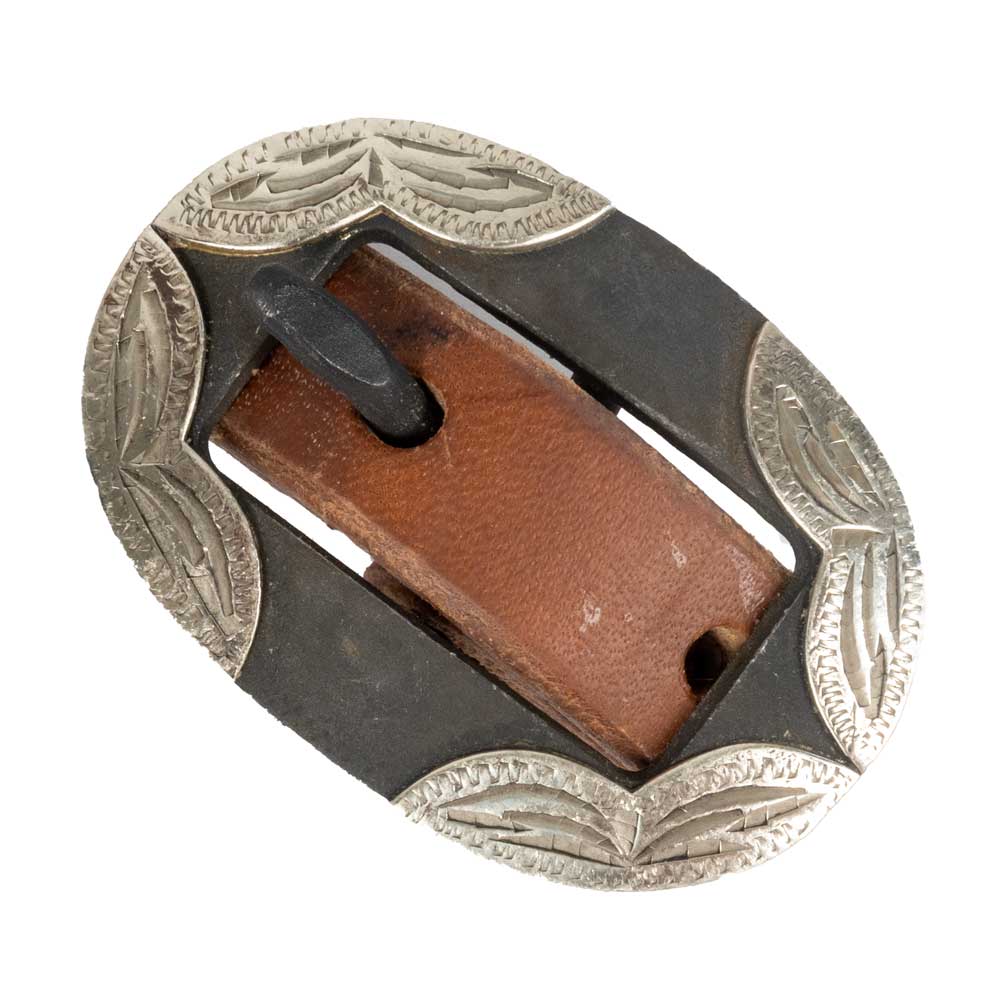 Teskey's Straight Split Ear Headstall w/Round Rust Buckles - Teskeys