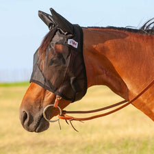 Cashel Quiet Ride Fly Mask With Ears — Teskeys