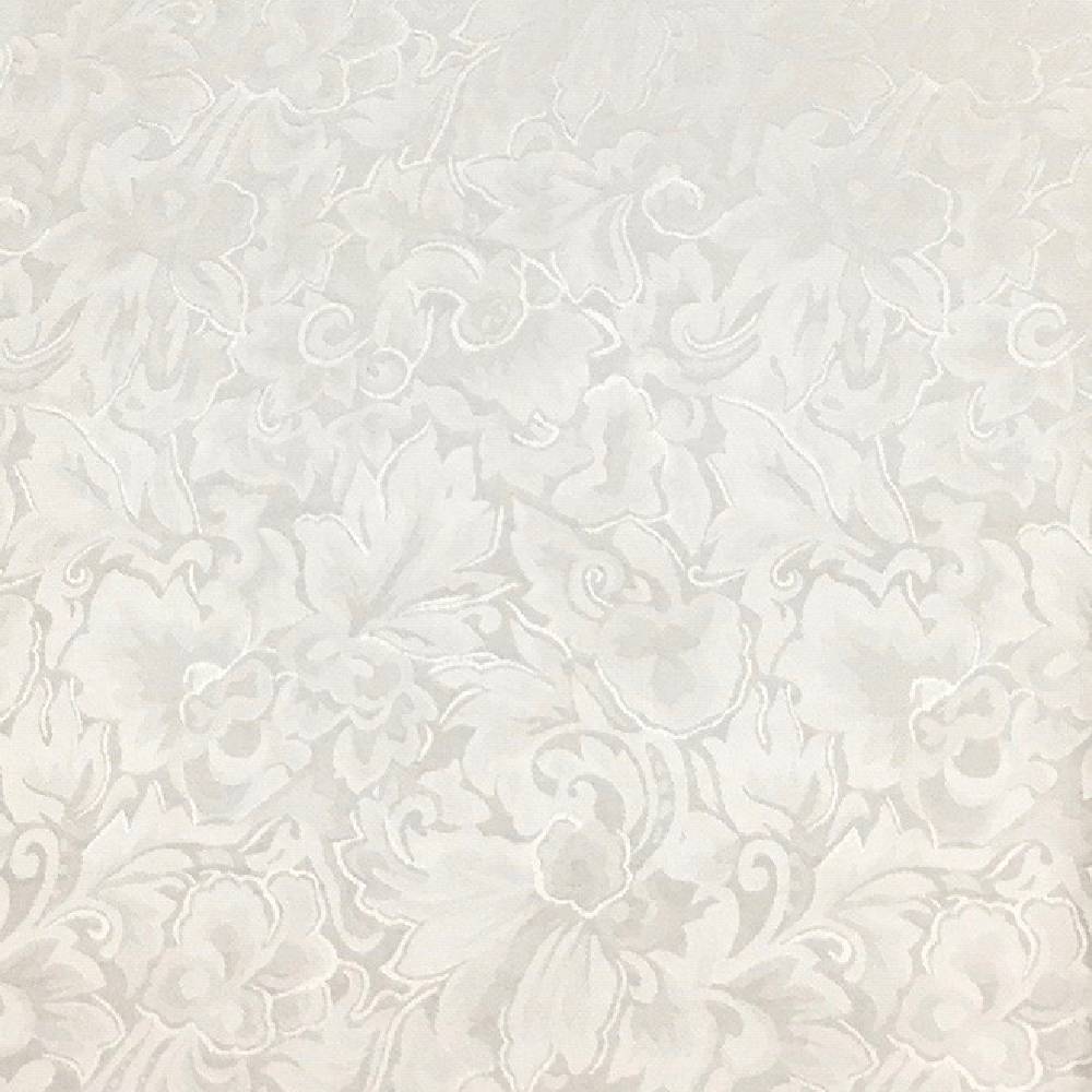 Jacquard Silk Wild Rag - White - Teskeys