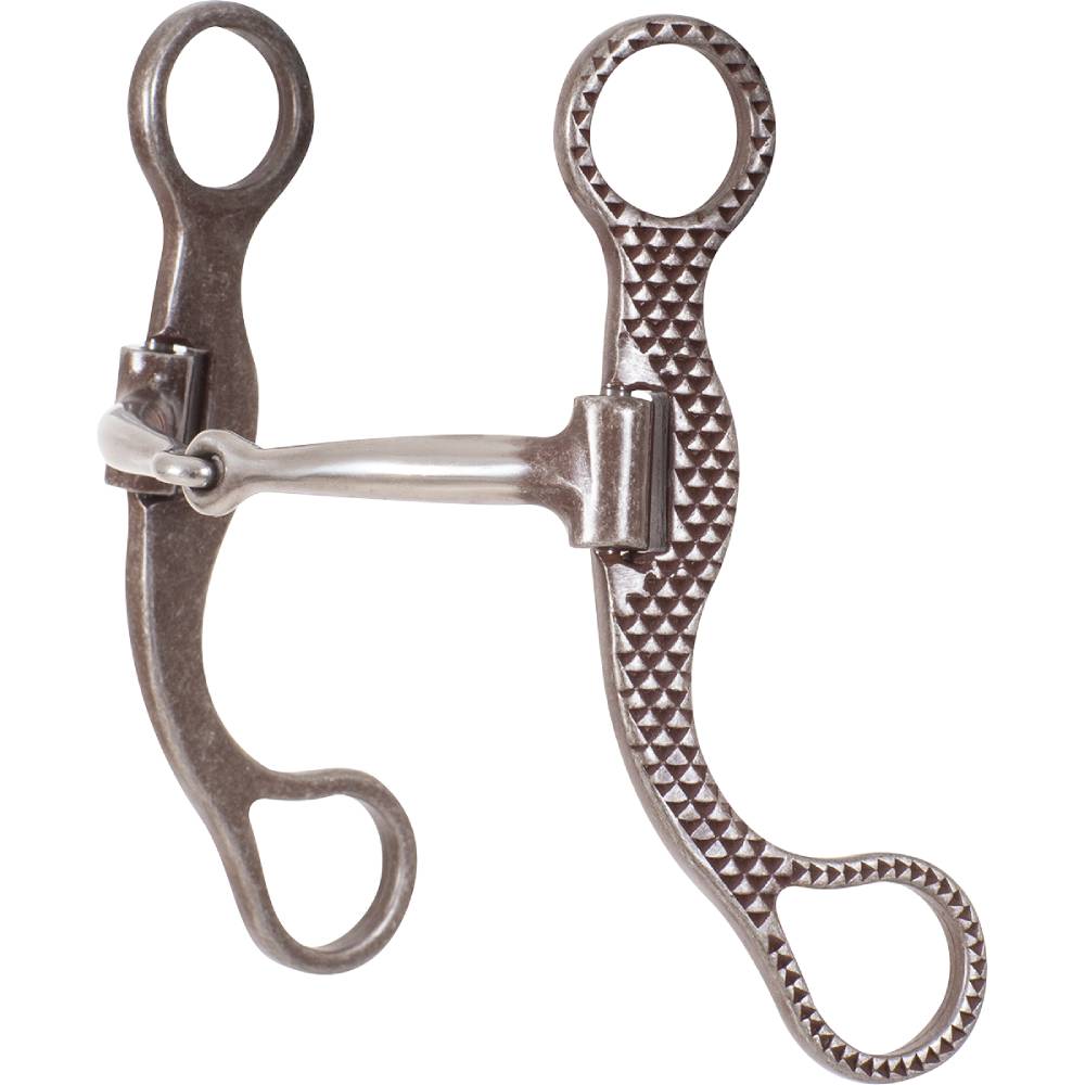 Classic Equine BitLogic 6" Cheek Rasp Design Snaffle Bit - Teskeys