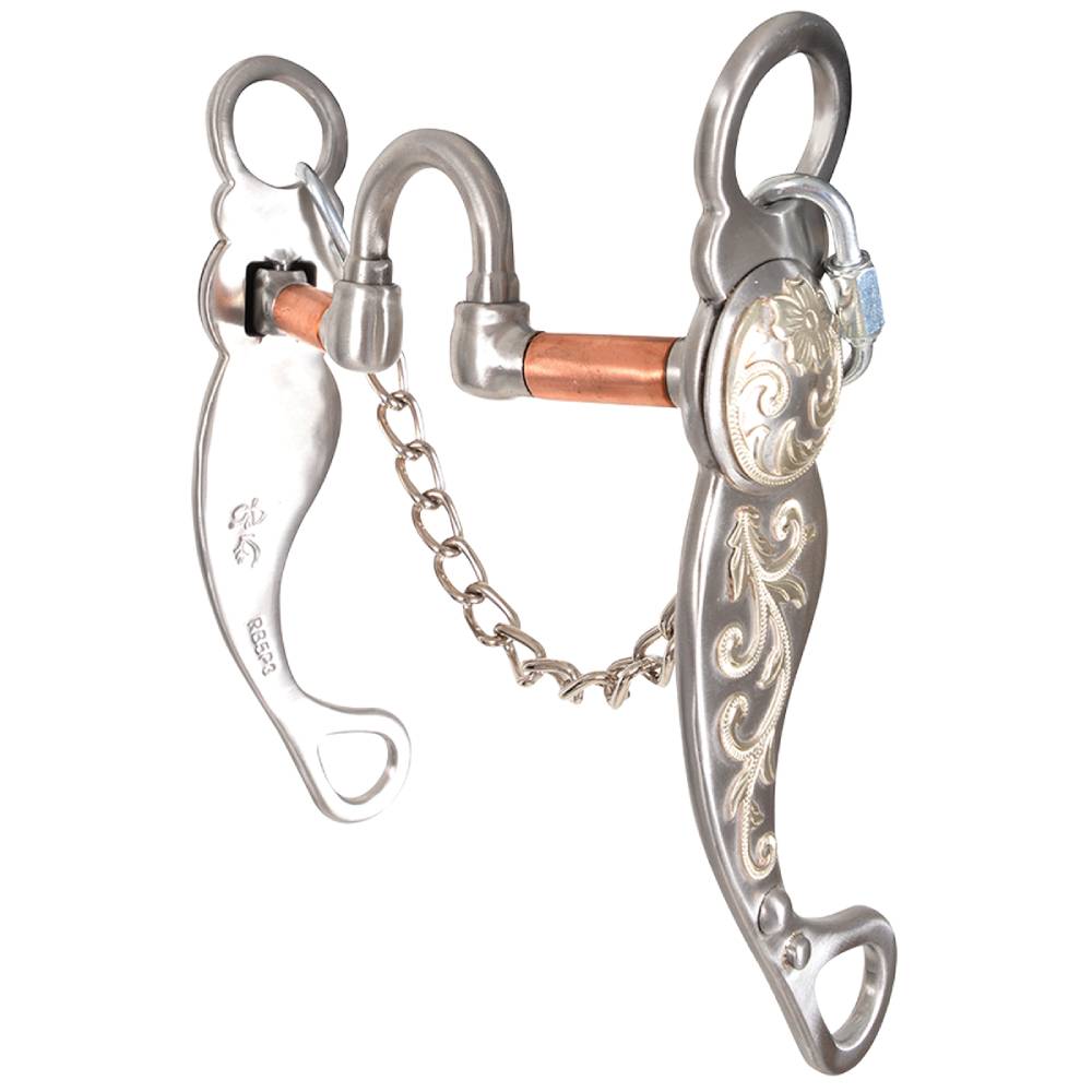 Classic Equine Roper Collection Short Shank Correction Bit With Swivel ...