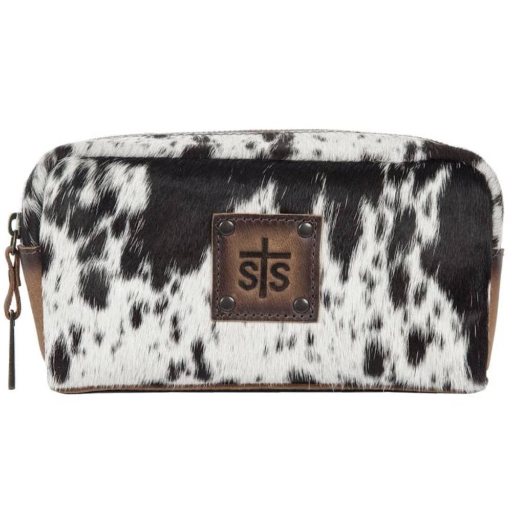 STS Ranchwear Cowhide Cosmetic Bag - Teskeys