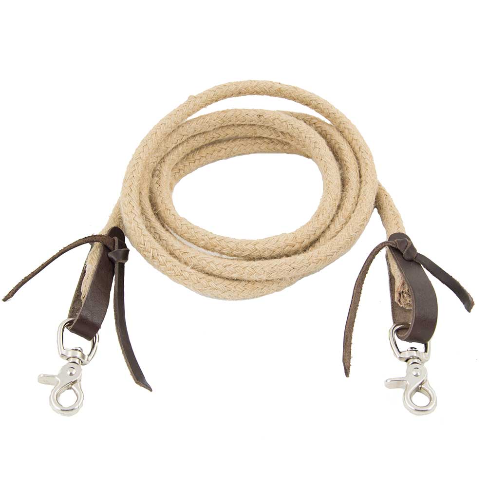 Mustang Jute Roping Rein - Teskeys