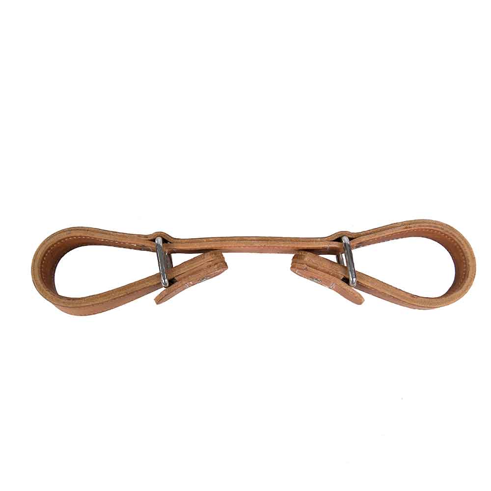 Teskey's 1-1/2" Herman Oak Leather Double Hobble - Teskeys